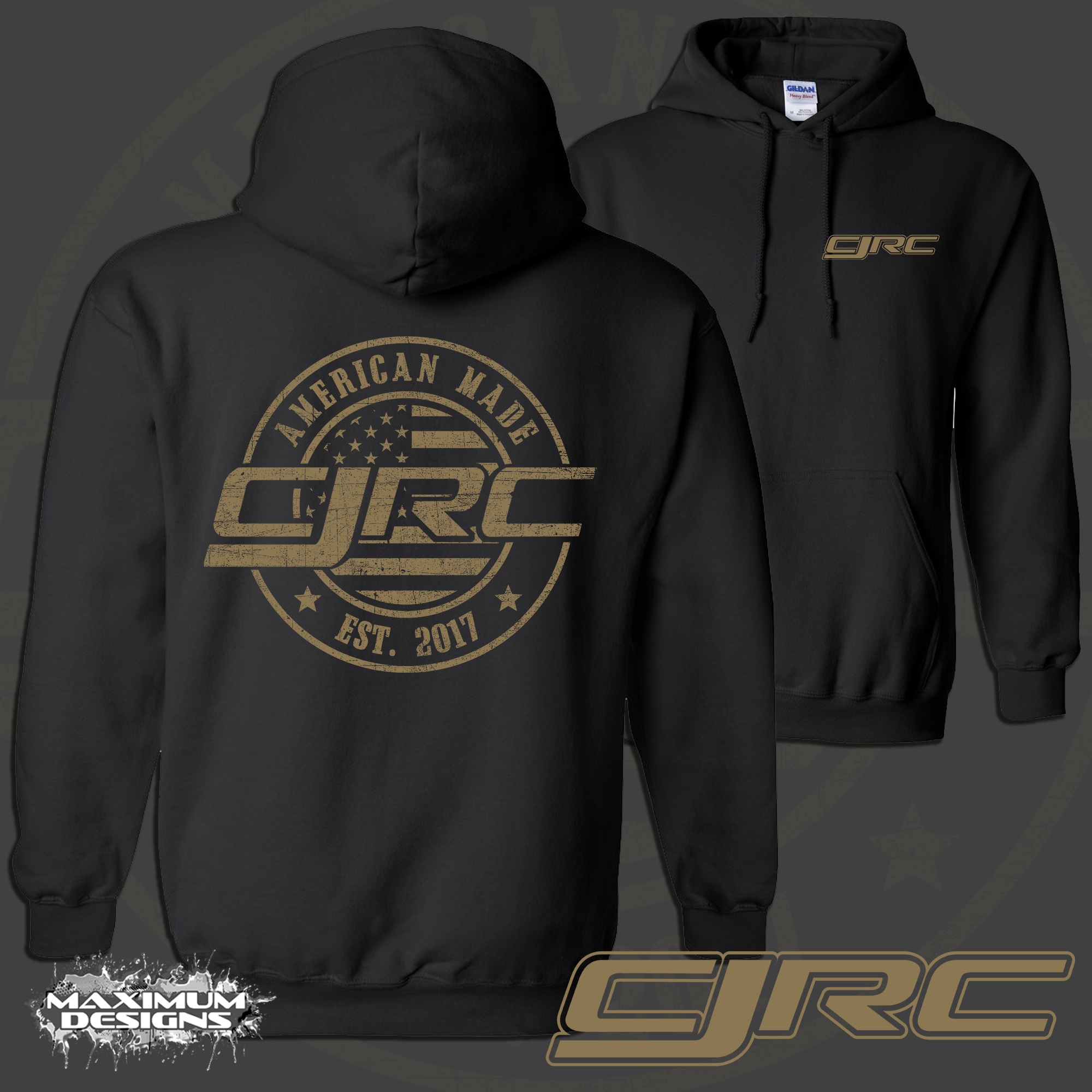 CJRC American Made Hoodie – CJ Race Cars
