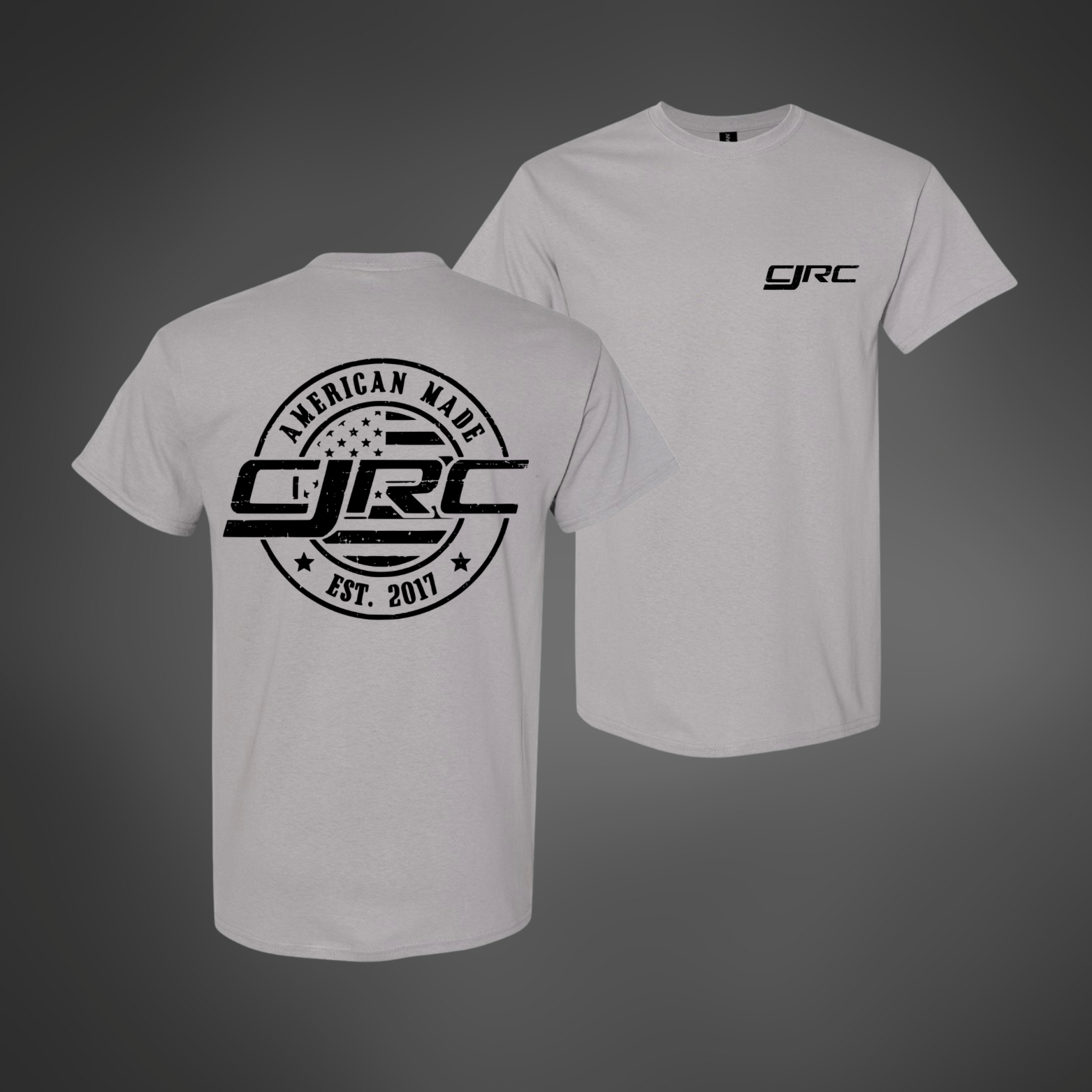 CJRC American Made Shirt (Grey) – CJ Race Cars