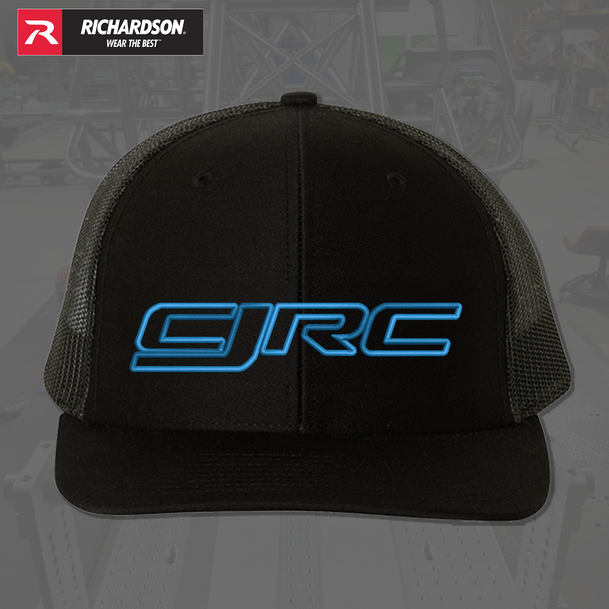 CJRC Black And Blue Snap Back Hat – CJ Race Cars
