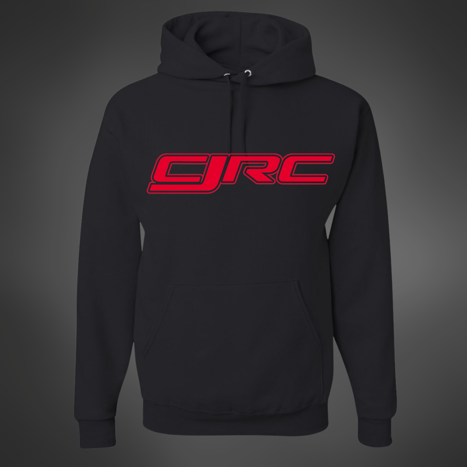 CJRC Red Logo Hoodie – CJ Race Cars