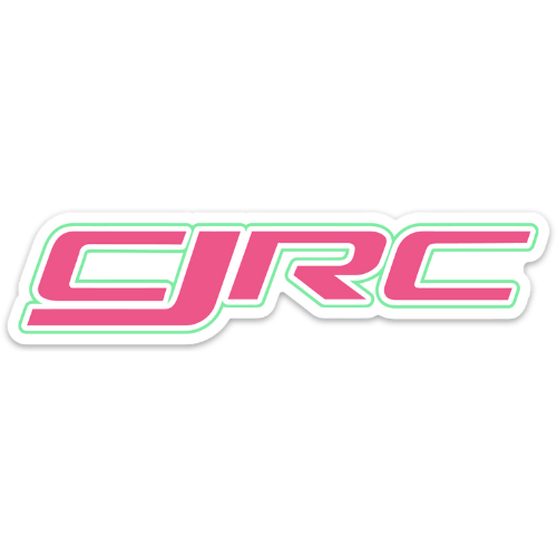 CJRC Pink Logo Sticker – CJ Race Cars
