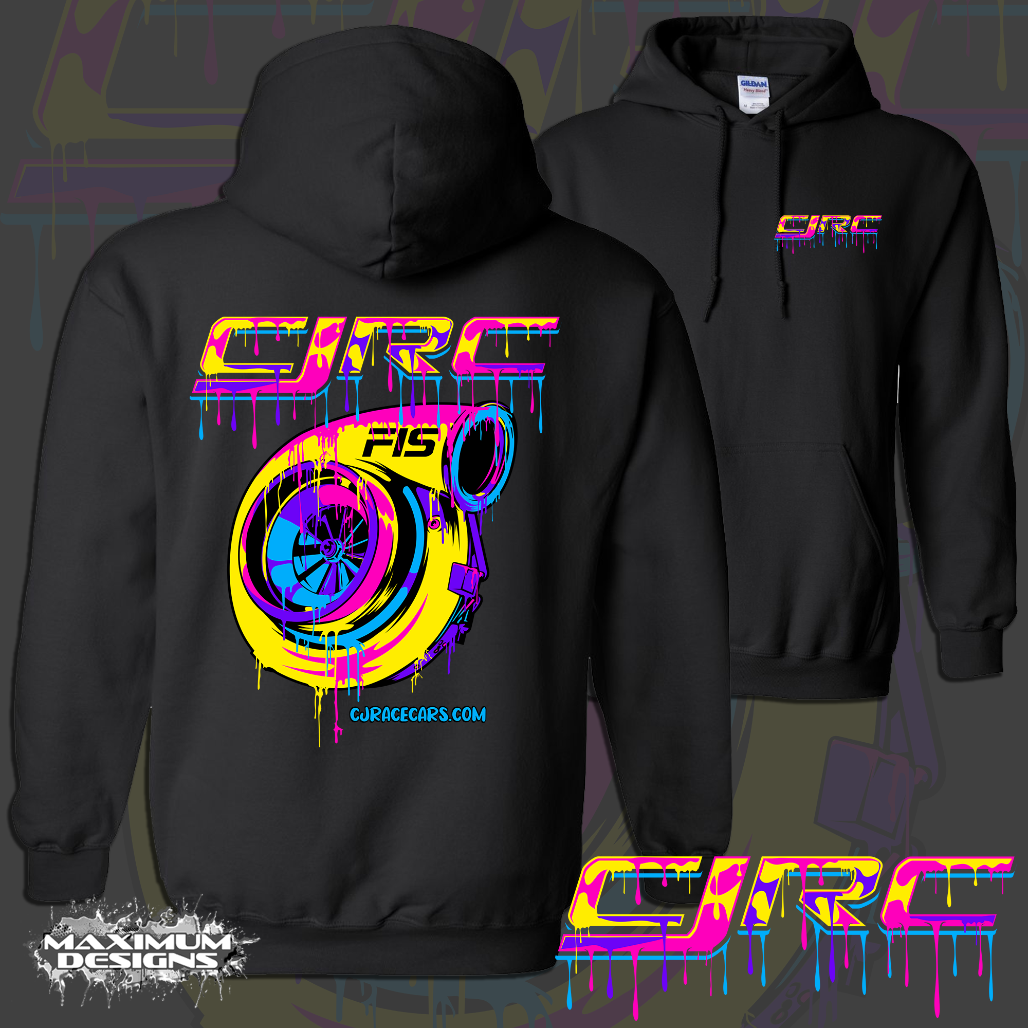 CJRC Turbo Hoodie – CJ Race Cars