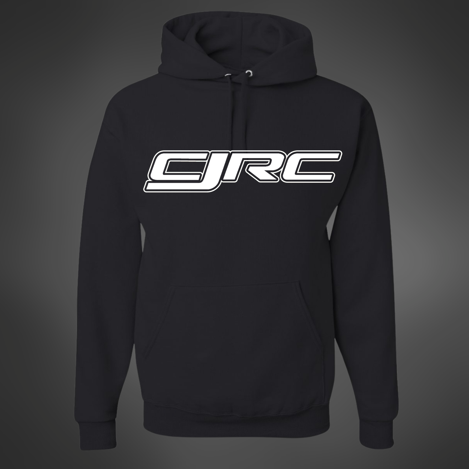 CJRC White Logo Hoodie – CJ Race Cars